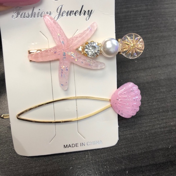Accessories | Beach Themed Hair Clip Set | Poshmark